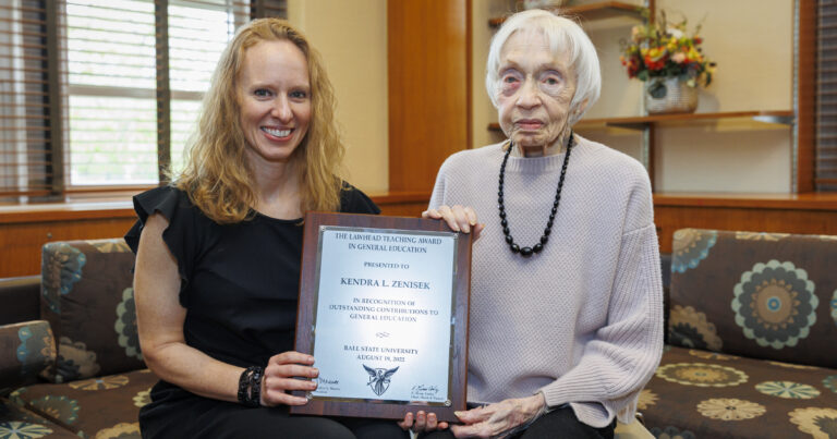 Get to Know Lawhead Award Winner Kendra Zenisek - Ball State University ...