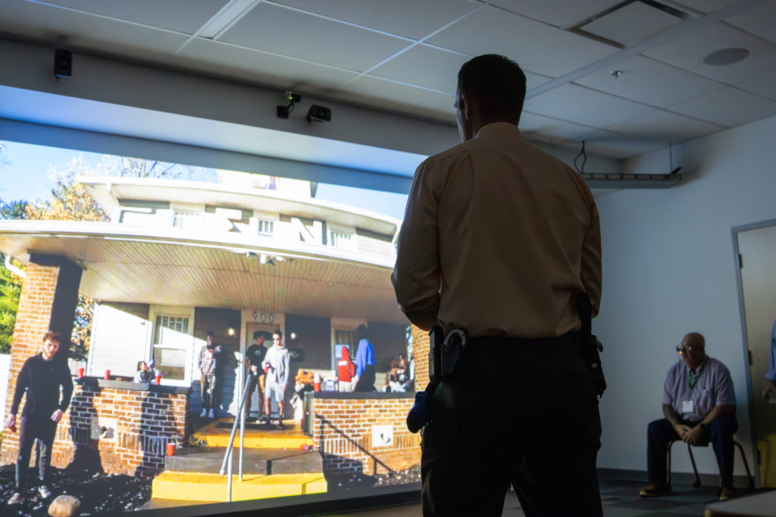 Criminal Justice Students Create Campus Police Virtual Training Simulator