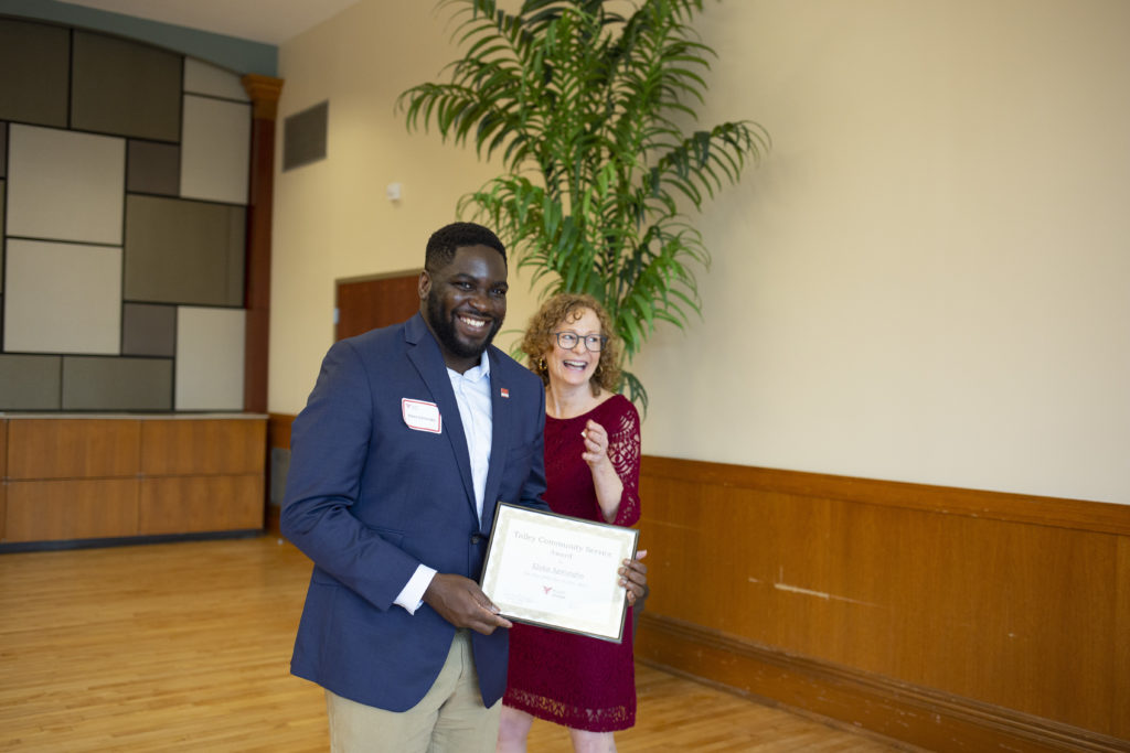 Eloka Agwuegbo: First Recipient of the Eric Talley Award for Community ...