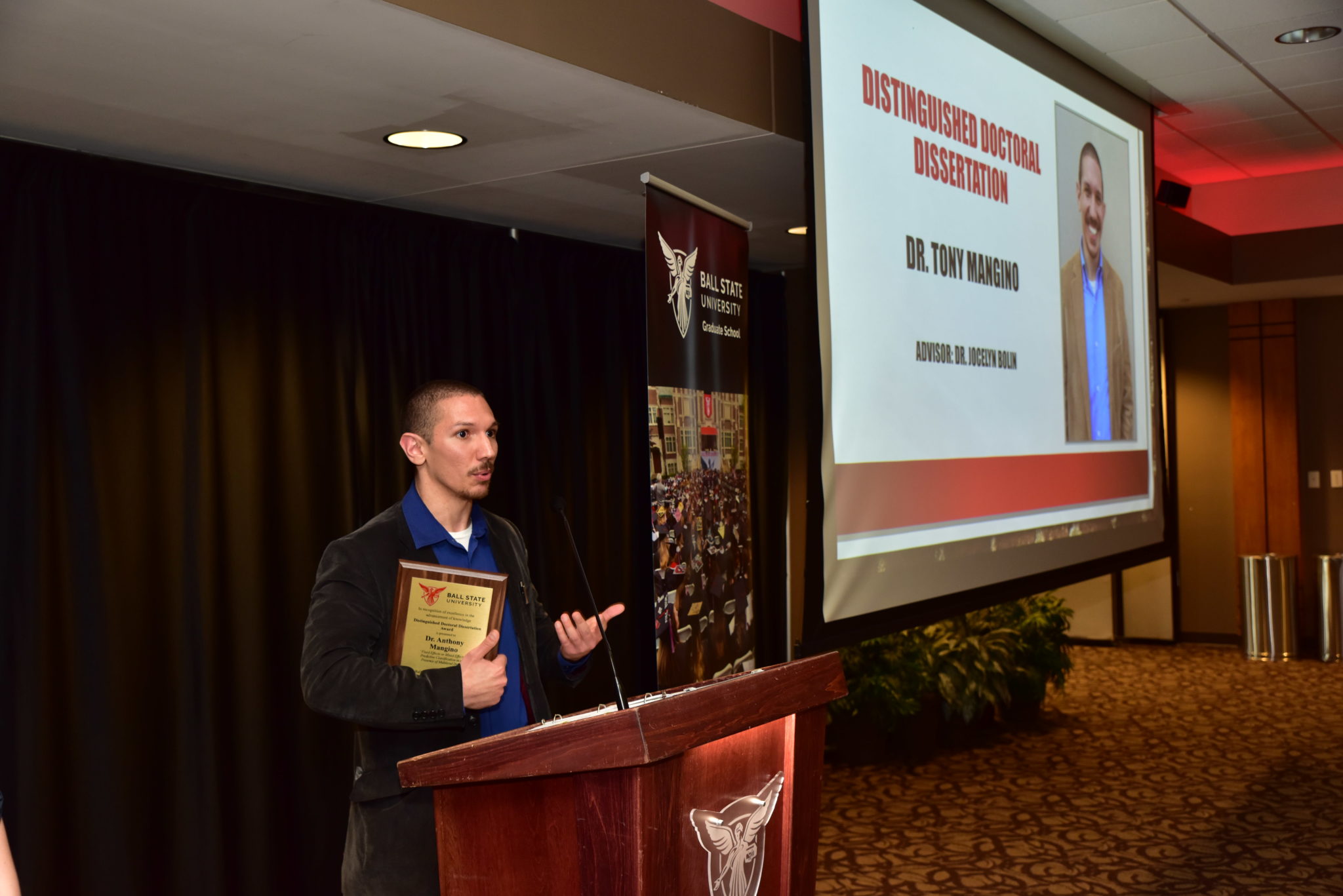 Tony Mangino, Winner of the 2021-2022 Distinguished Dissertation Award ...