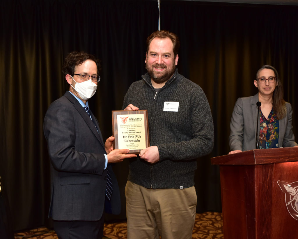 Dr. VJ Rubenstein, Winner of the 2021-2022 Graduate Faculty Mentor ...