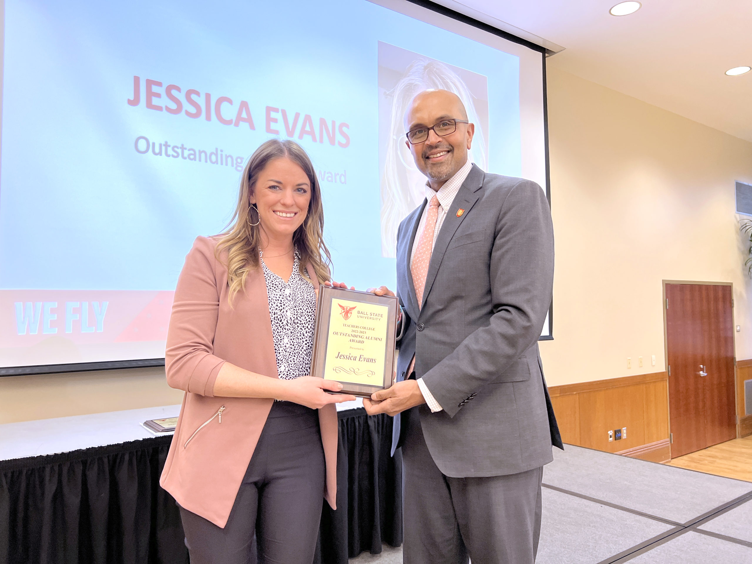 Jessica Evans - Teachers College Outstanding Alumni Award Winner ...