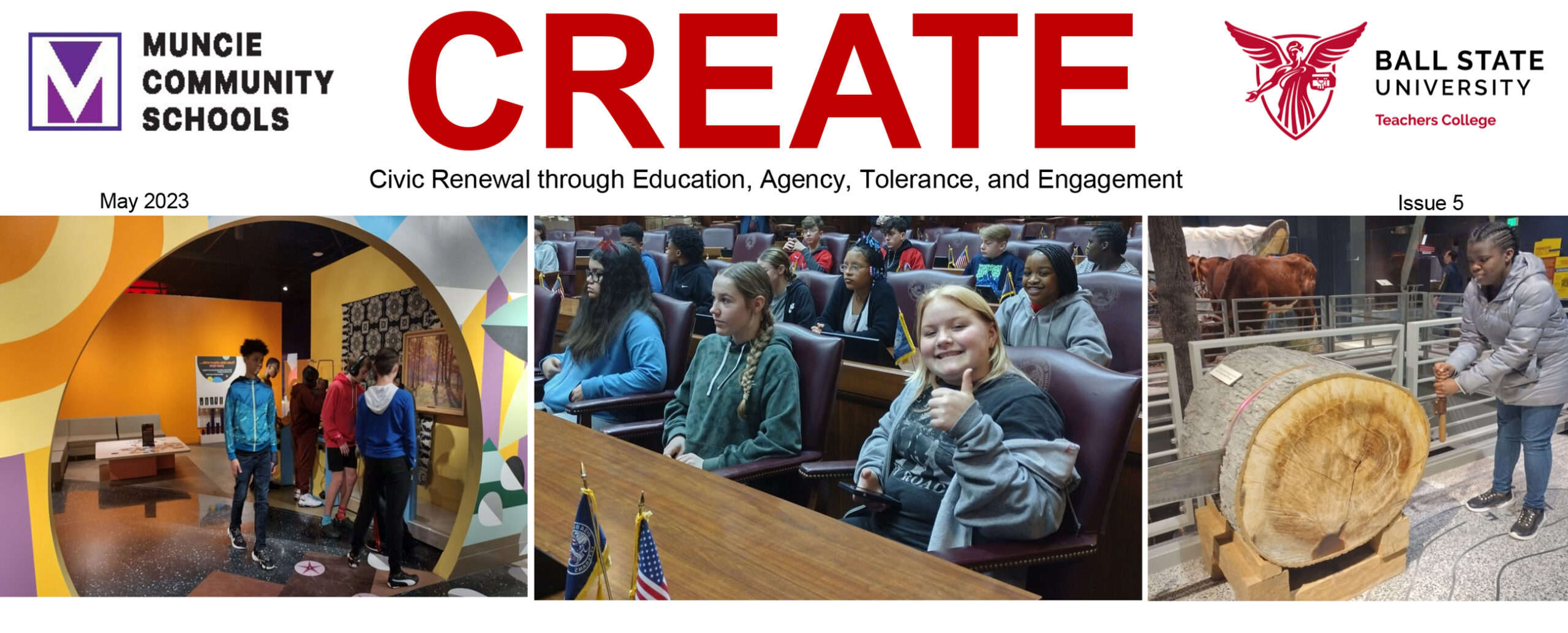 May CREATE Newsletter - Teachers College