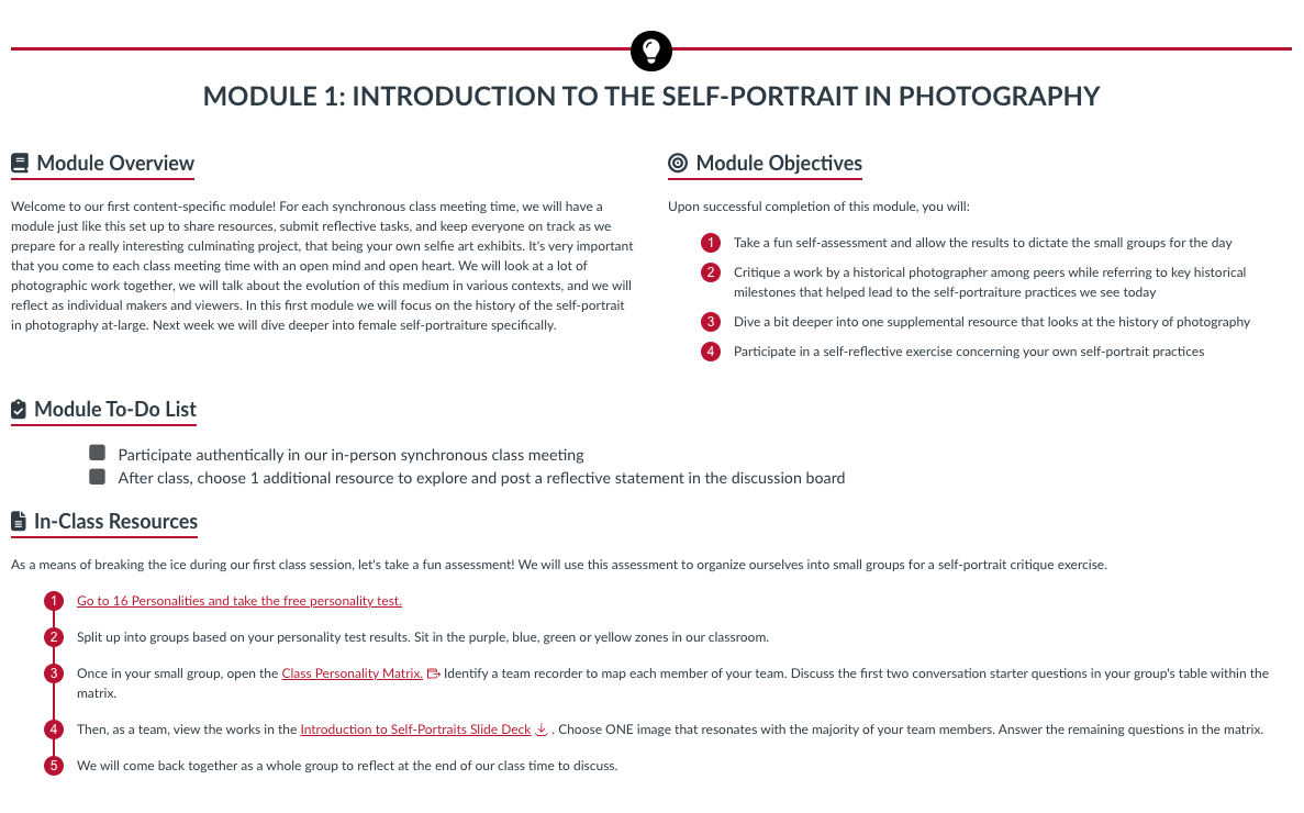 Designing with the Learner in Mind: How I Use Canvas to Support My In ...