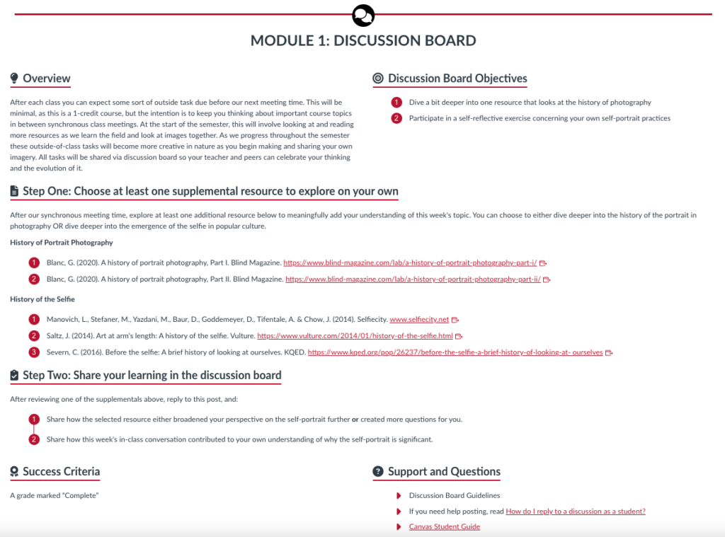Designing with the Learner in Mind: How I Use Canvas to Support My In ...
