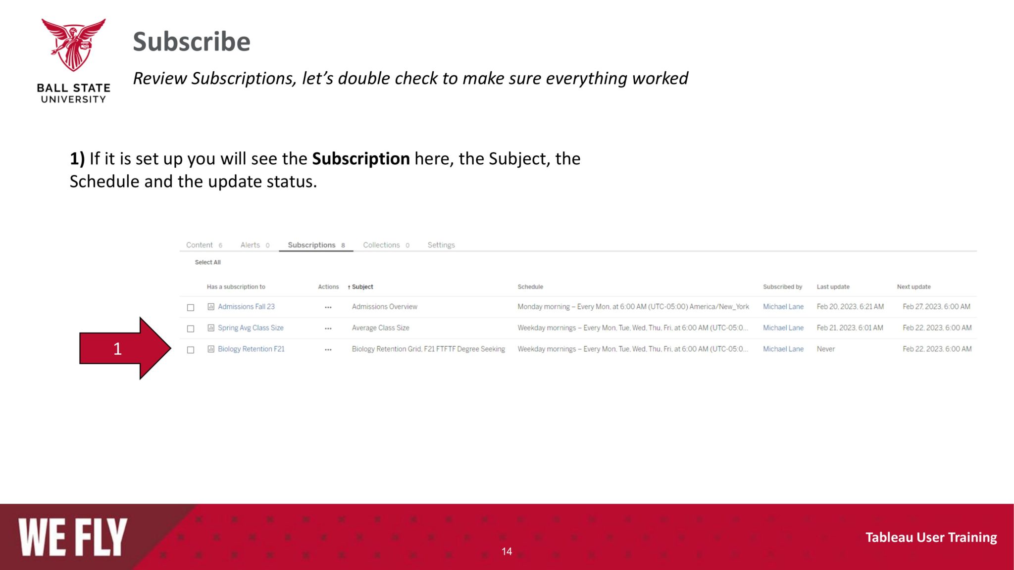 Tableau Training - Using Tableau Effectively, Views and Subscriptions ...