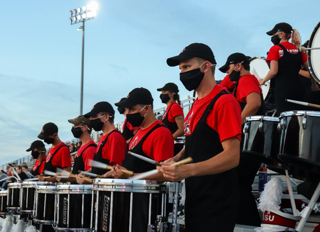 Pride of Mid-America Marching Band August Recap - School of Music