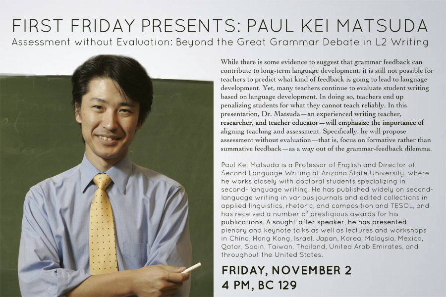 First Friday Series: Dr. Paul Kei Matsuda - Ball State English Department