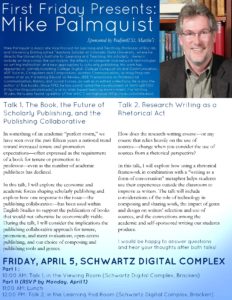 First Friday Series: Mike Palmquist - Ball State English Department