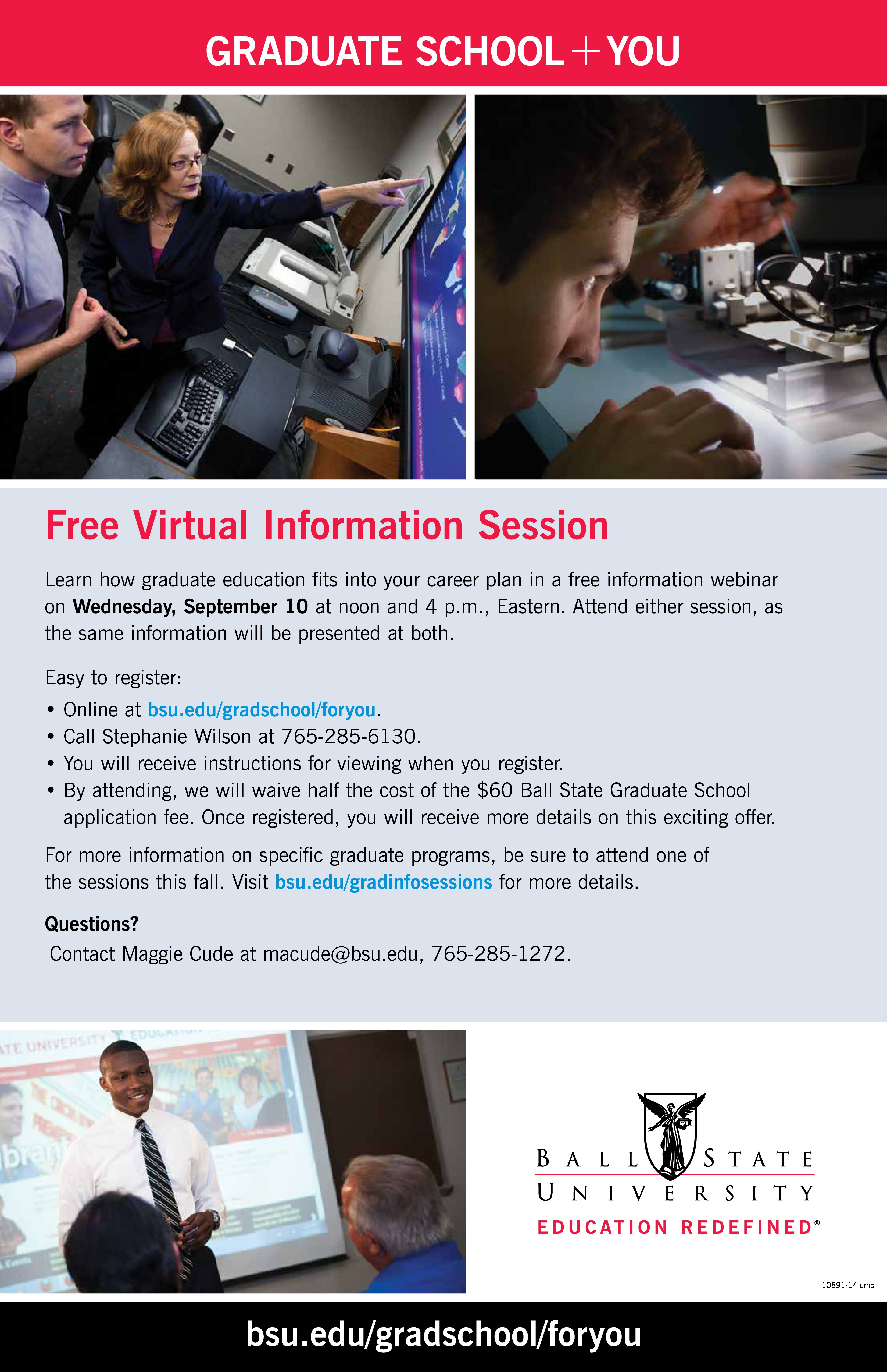 Graduate School + You - Ball State English Department